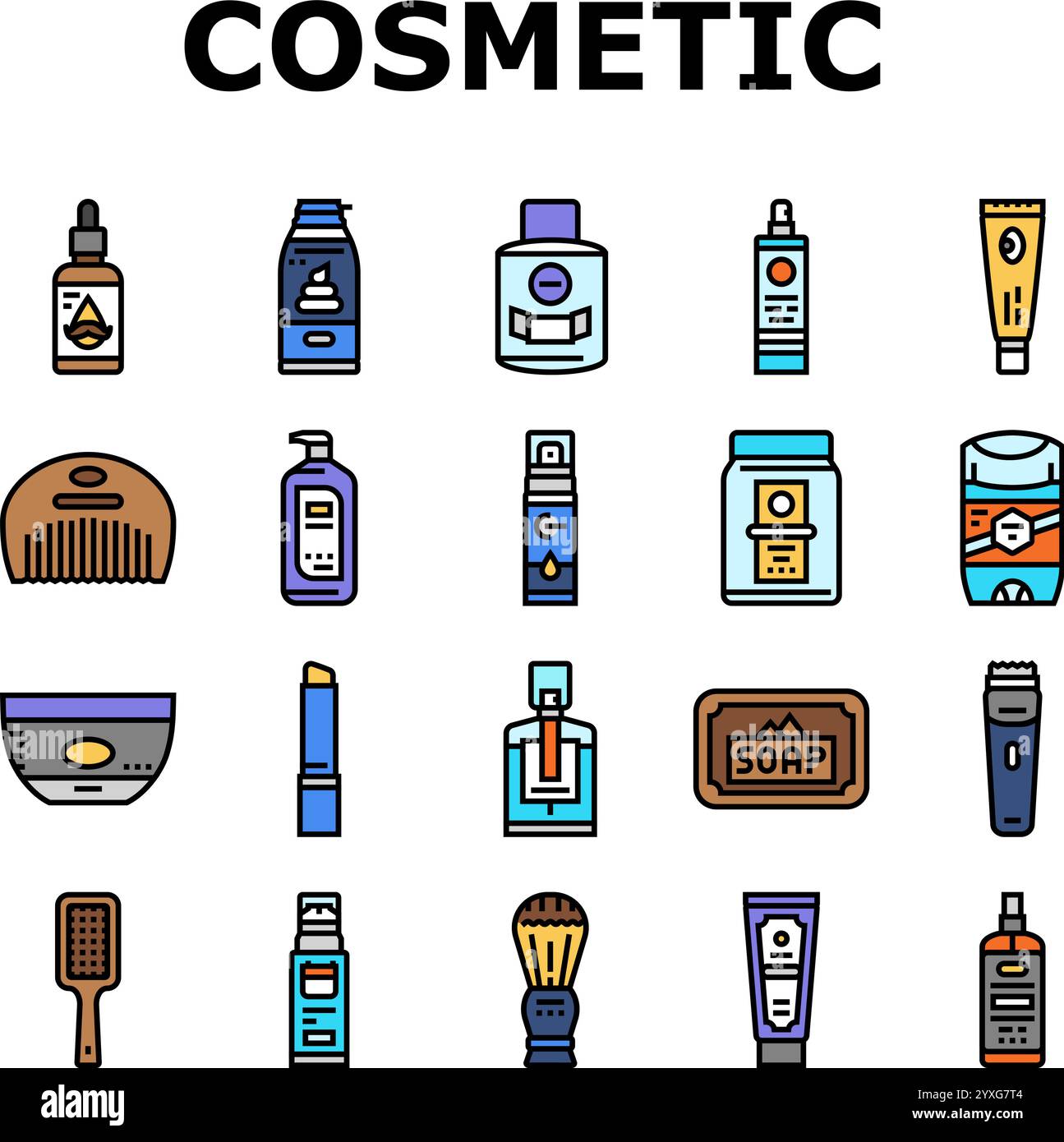 Hydration skincare icons hi-res stock photography and images - Alamy