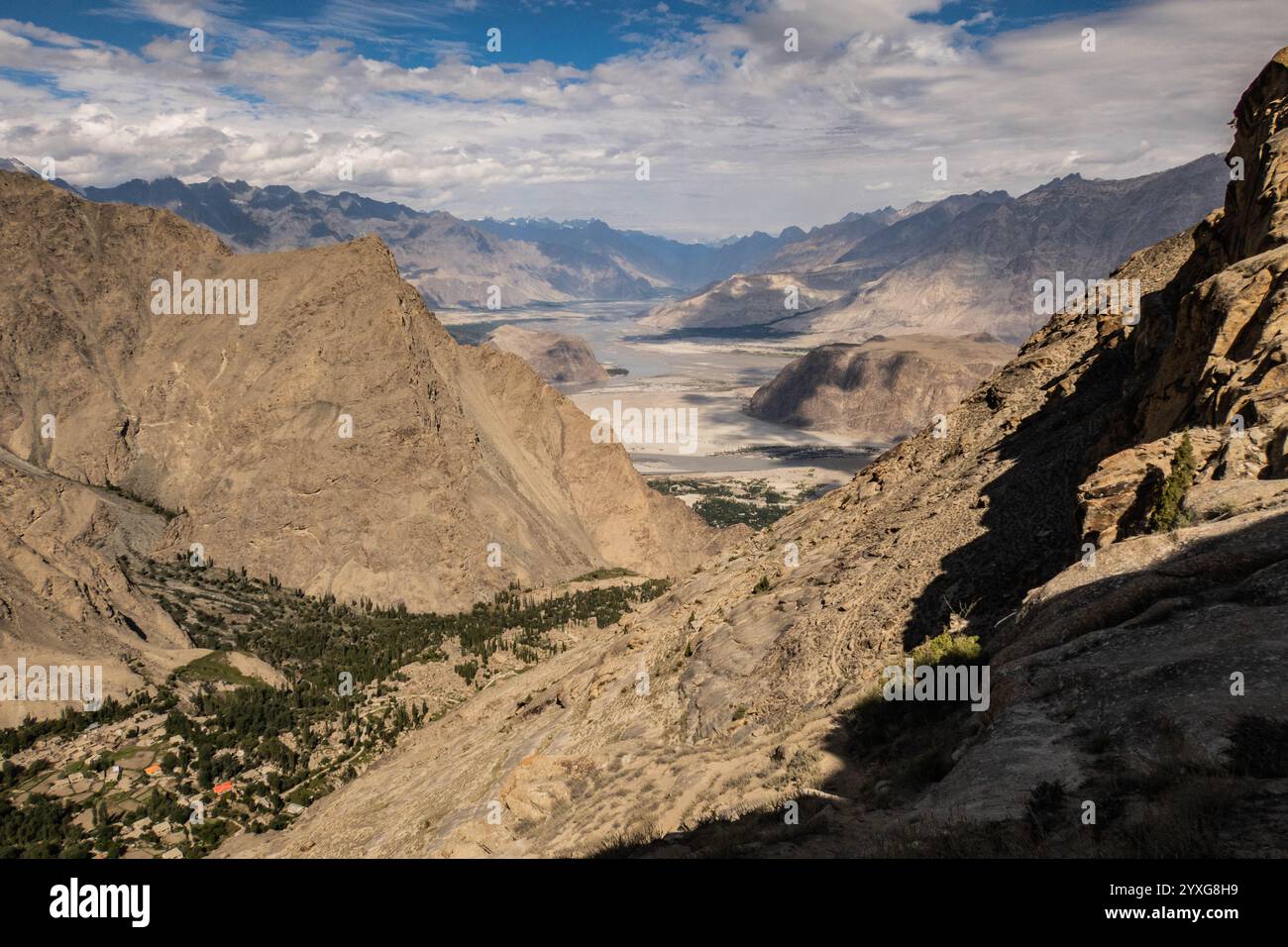 Views of Skardu Valley hiking to Marsur Rock, Hussainabad, Skardu ...