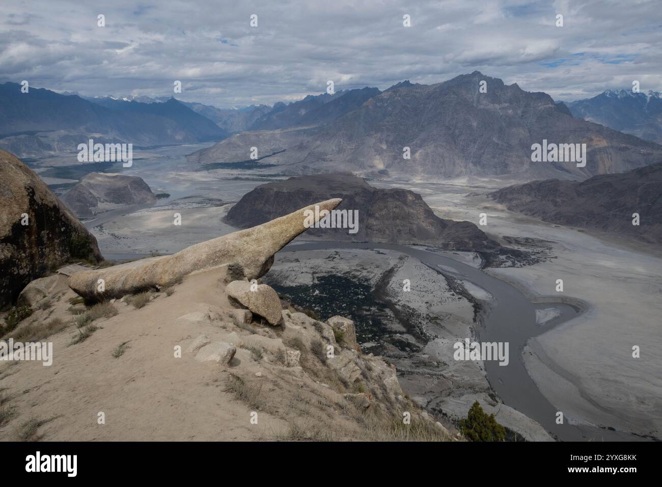 Views of Skardu Valley hiking to Marsur Rock, Hussainabad, Skardu ...