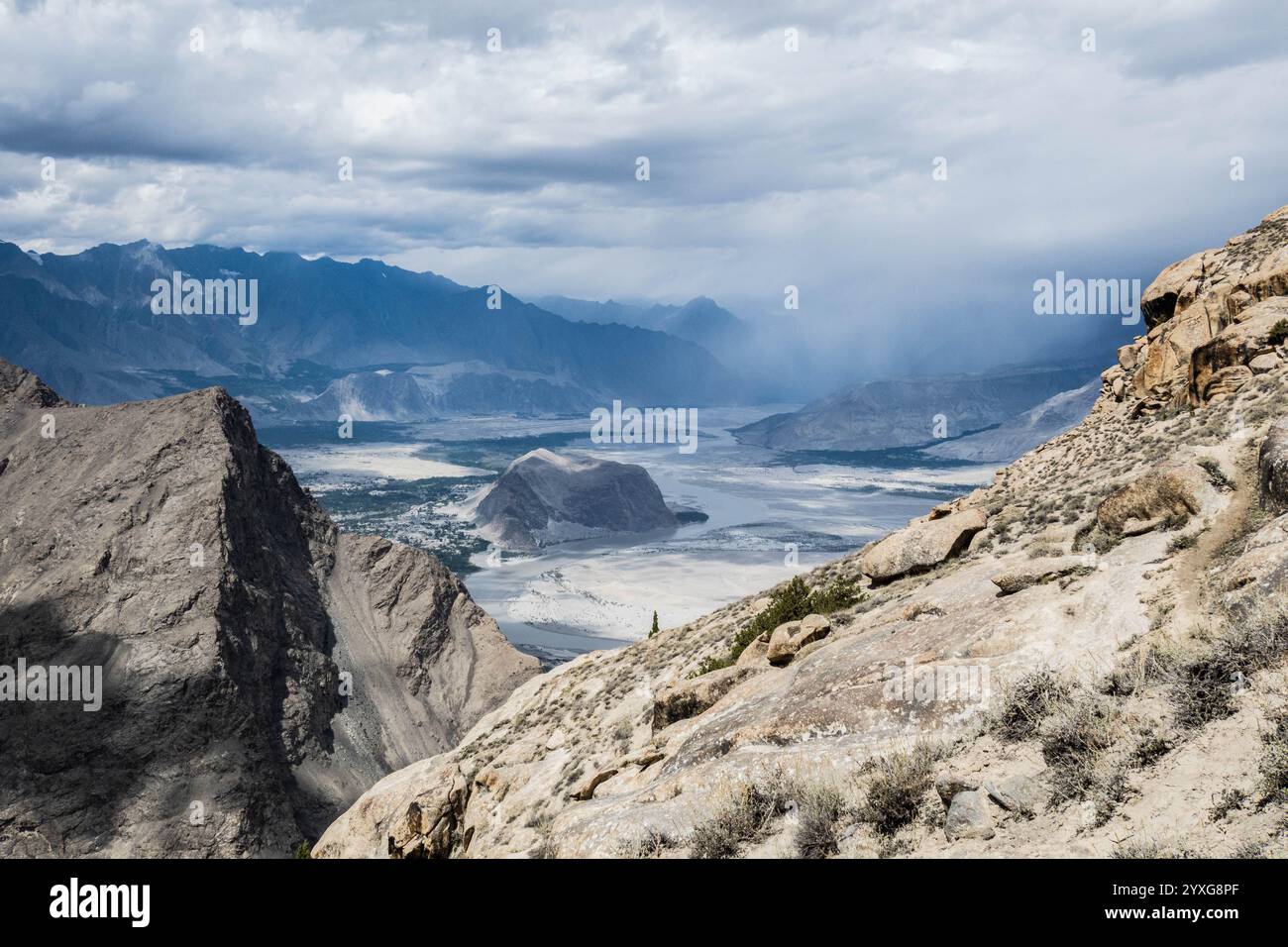 Views of Skardu Valley hiking to Marsur Rock, Hussainabad, Skardu ...
