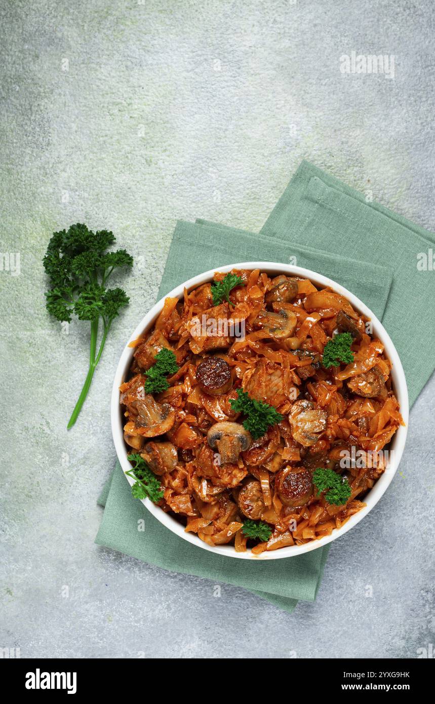 Bigos, bigus is a national Polish dish, made of cabbage and meat ...