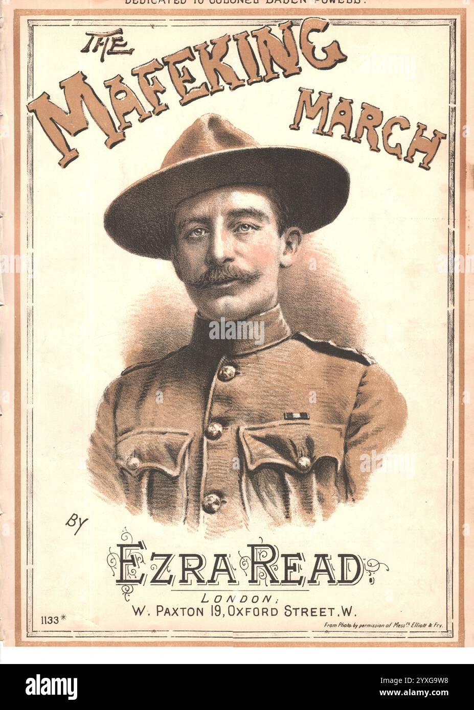 The Mafeking March, 1900 British Sheet Music Stock Photo - Alamy