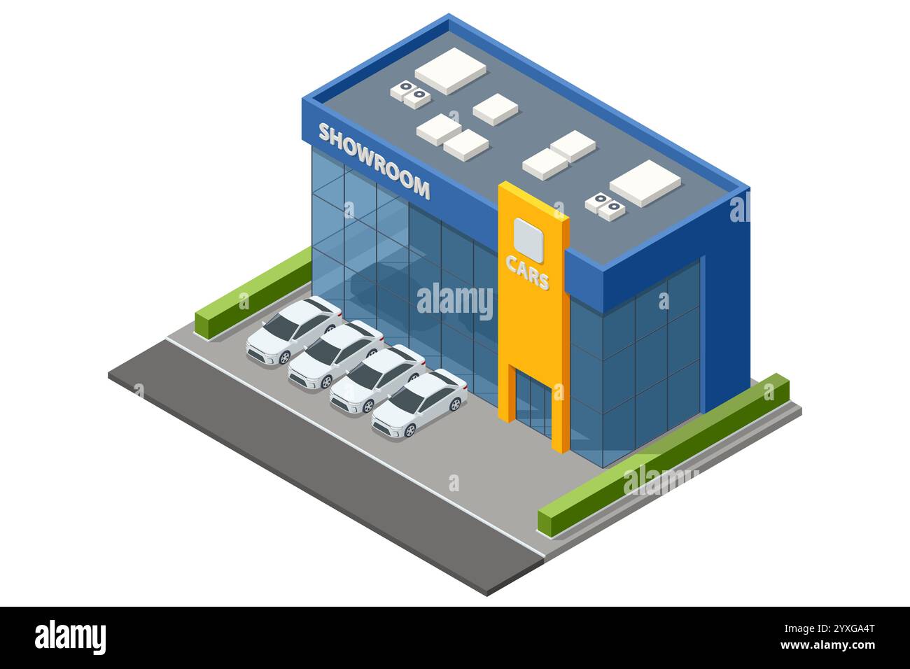 Car showroom cars outside Cut Out Stock Images & Pictures - Alamy