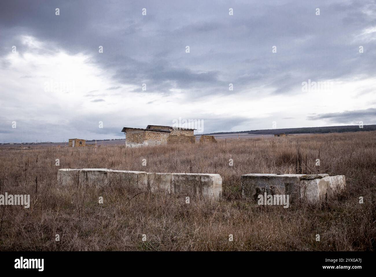 Crimean Tatar settlement, District 5, Crimea, Ukraine, Europe Stock ...