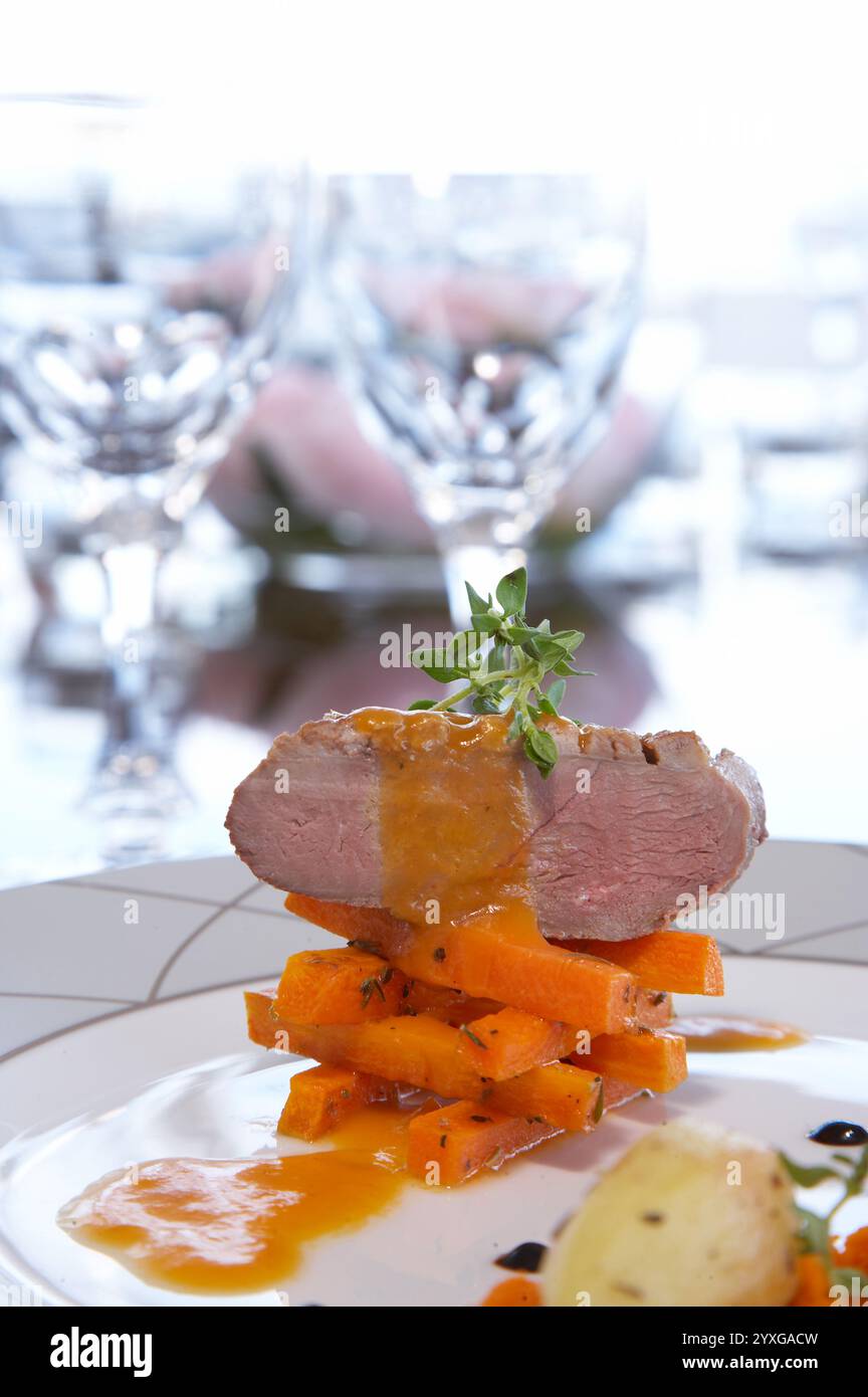 Fine dining table gourmet hi-res stock photography and images - Alamy