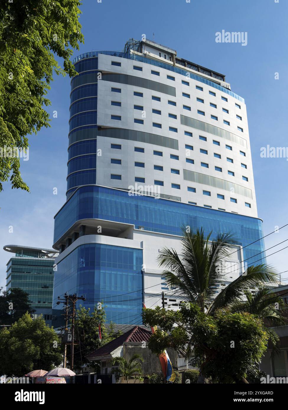Hotel Melia, high-rise building, Makasar, Sulawesi, Indonesia, Asia ...