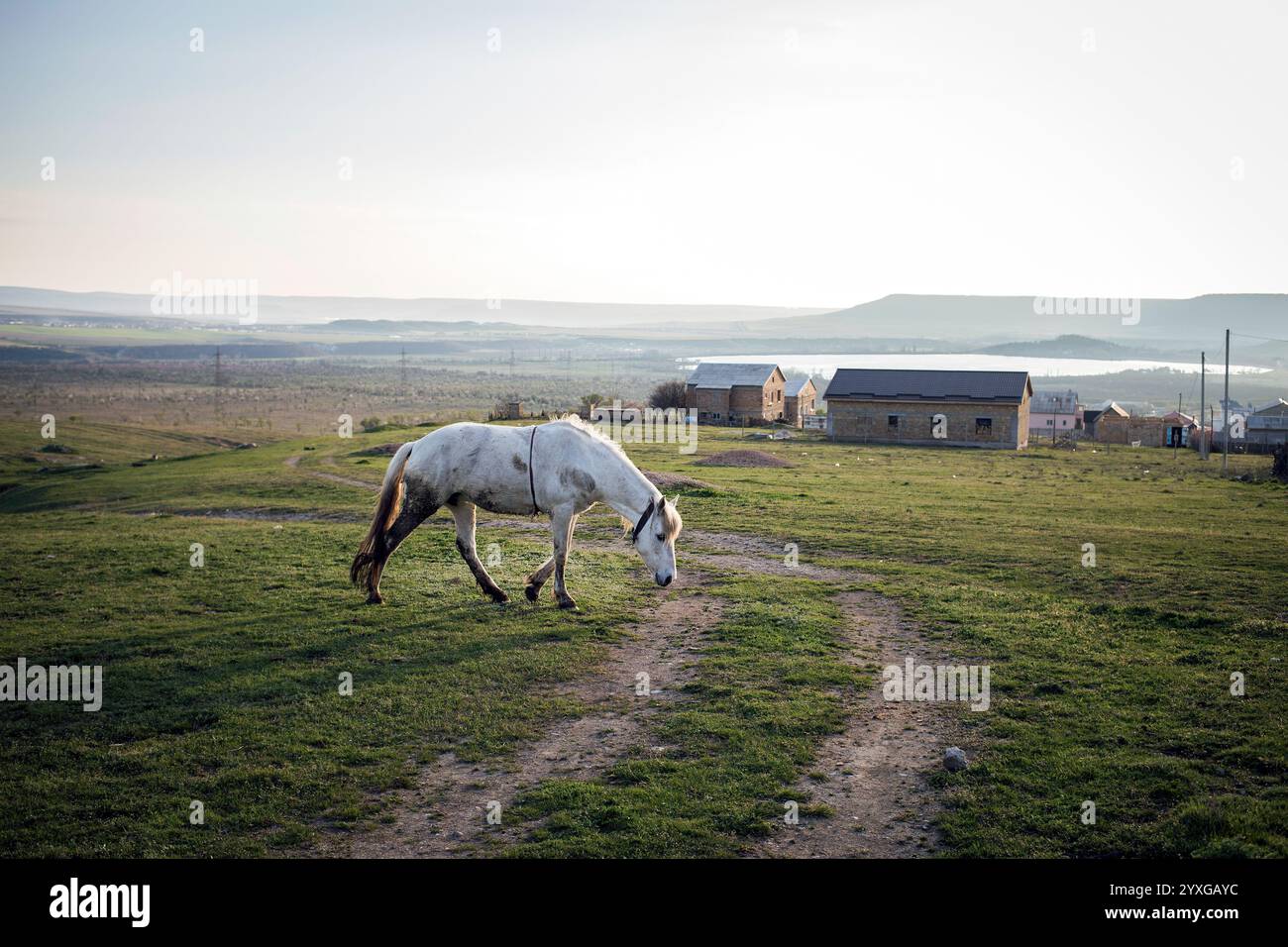Crimean Tatar settlement, District 5, Bakhchisaray, Crimea, Ukraine ...