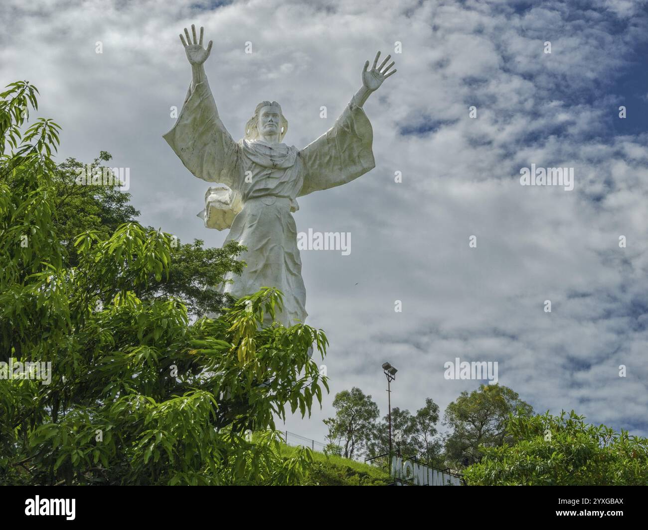 Jesus statue, the blessing Christ, Manado, Sulawesi Stock Photo - Alamy