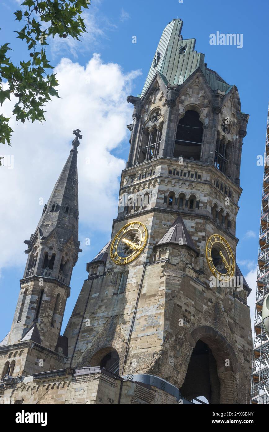 Protestant Kaiser Wilhelm Memorial Church, memorial church, monument ...