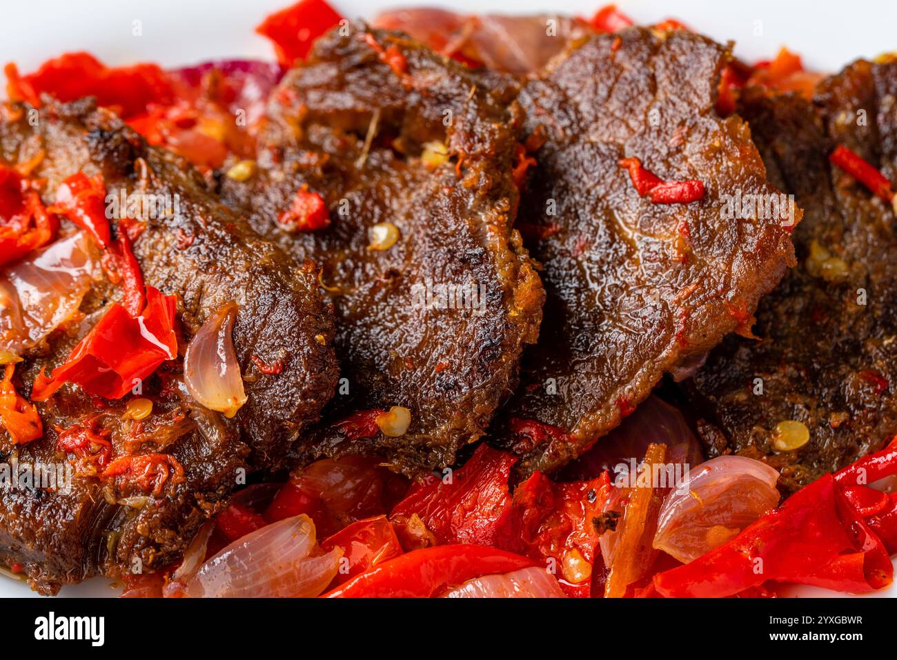 Jerado balado or Dendeng balado is a traditional cuisine from west ...