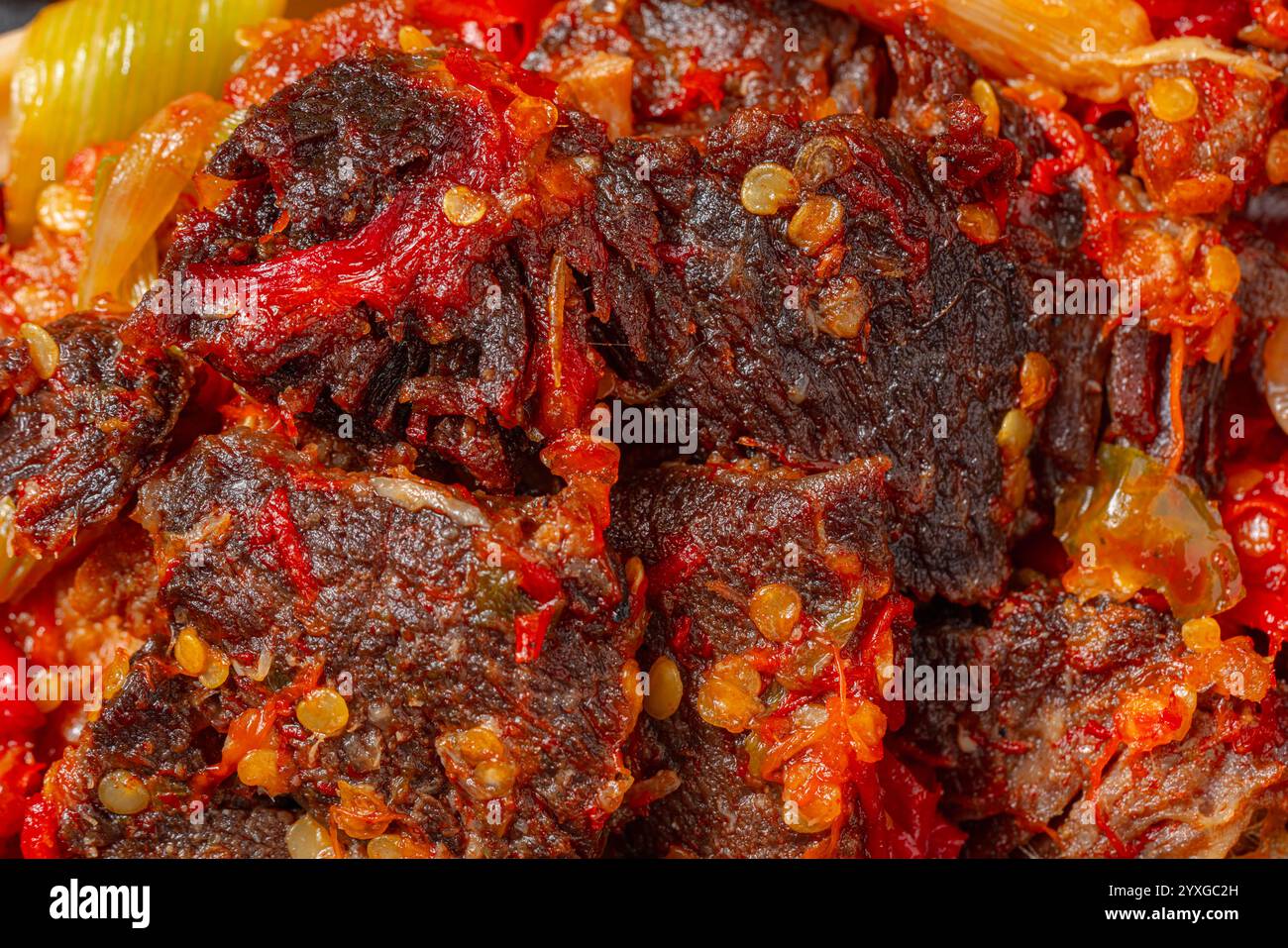 Jerado balado or Dendeng balado is a traditional cuisine from west ...
