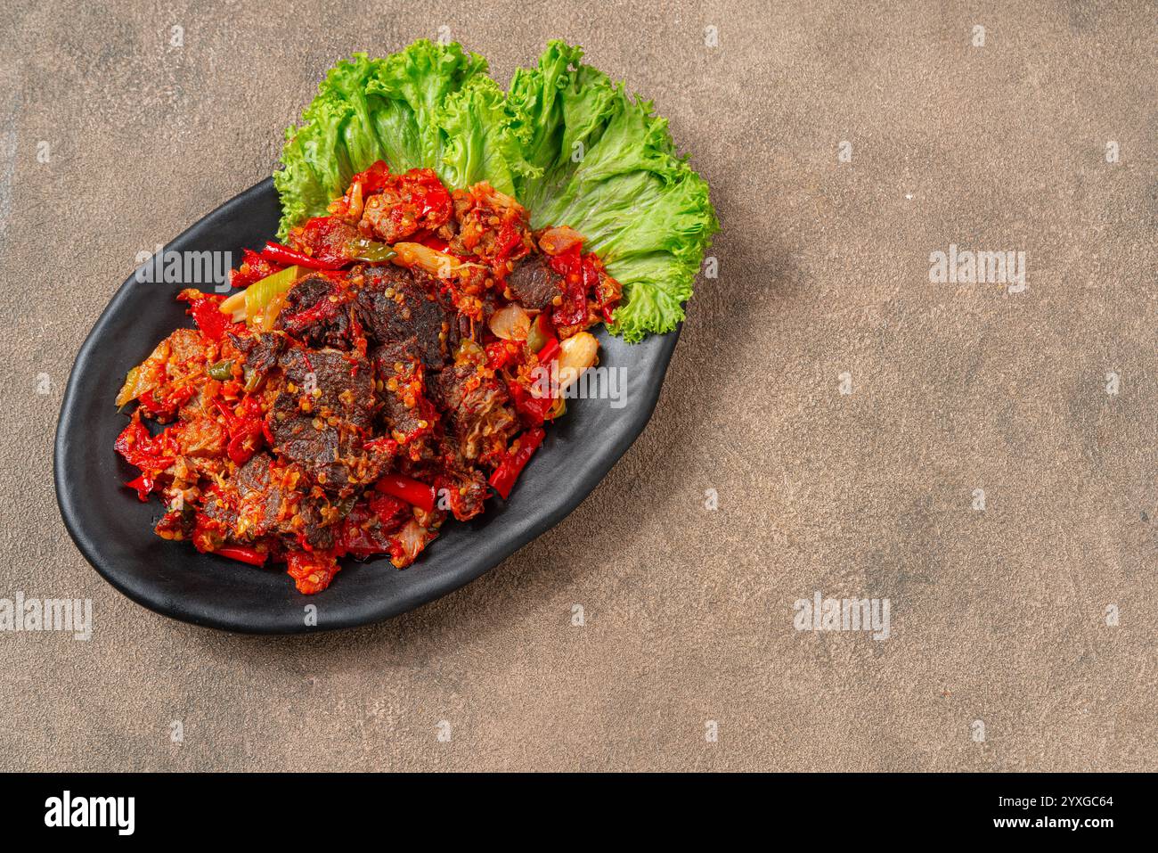 Jerado balado or Dendeng balado is a traditional cuisine from west ...