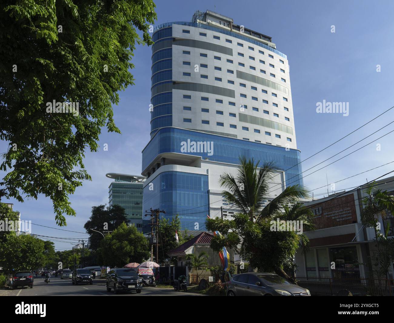 Hotel Melia, high-rise building, Makasar, Sulawesi, Indonesia, Asia ...