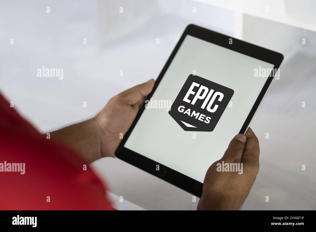 Epic Games Logo on Smartphone Stock Photo - Alamy