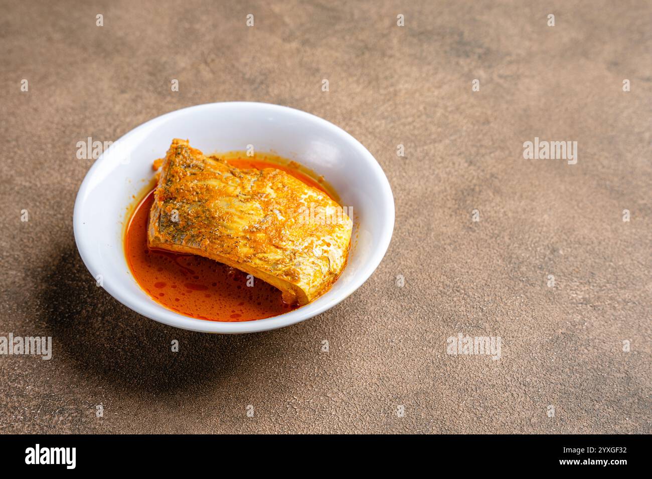 snapper curry fish from padang, west sumatera, indonesia Stock Photo ...