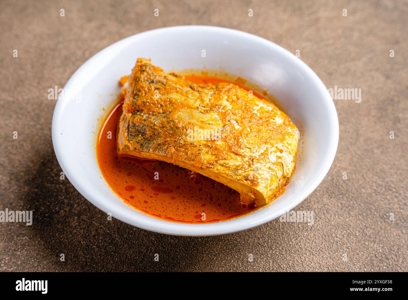 snapper curry fish from padang, west sumatera, indonesia Stock Photo ...