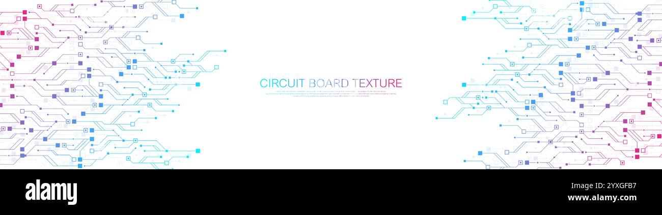 Artificial Intelligence with circuit electric line style. Digital ...