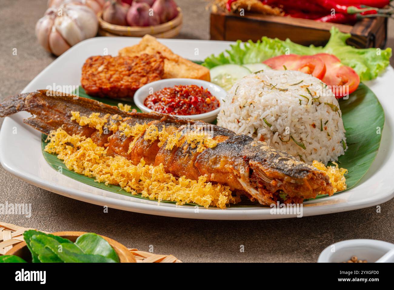 Fried Catfish (Indonesia : lele goreng) with sambal balado is ...