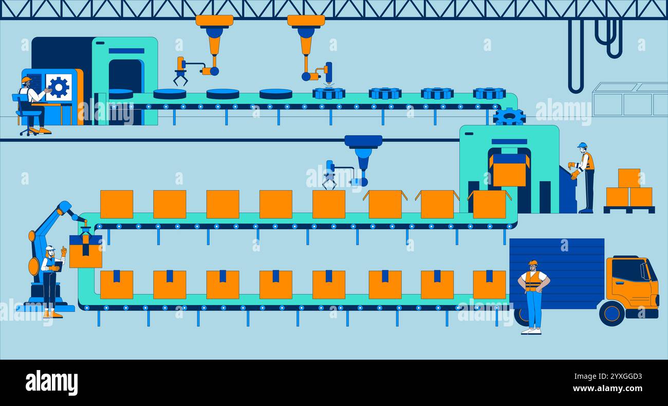 Automotive robotics Stock Vector Images - Alamy