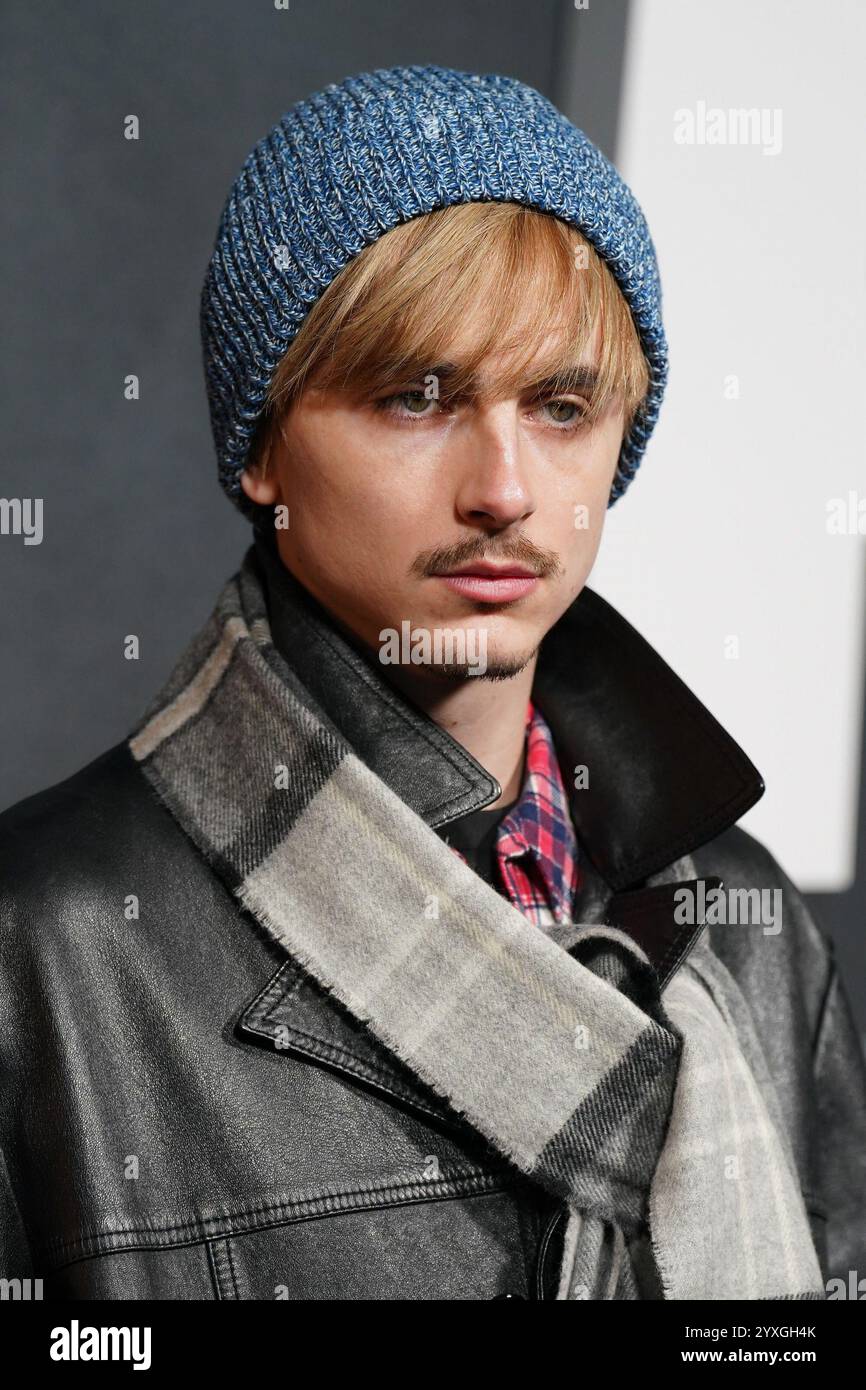 Timothee Chalamet at arrivals for A COMPLETE UNKNOWN Premiere, SVA (School for the Visual Arts ...