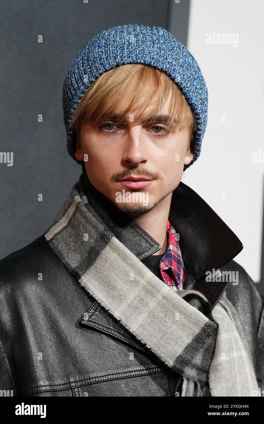 Timothee Chalamet at arrivals for A COMPLETE UNKNOWN Premiere, SVA ...