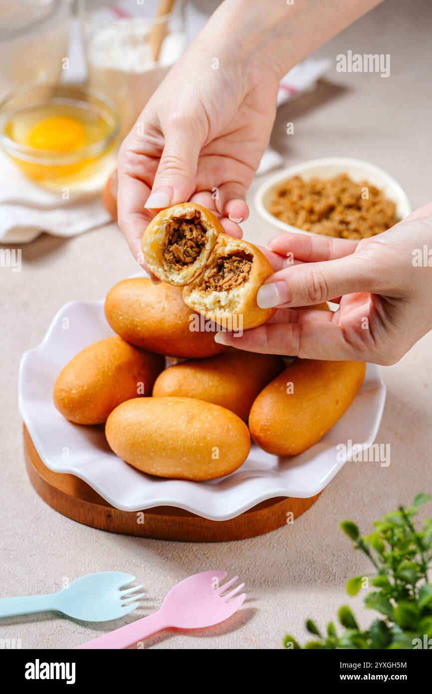Luti Gendang is Anambas (Indonesia) island special food, make from eggs ...