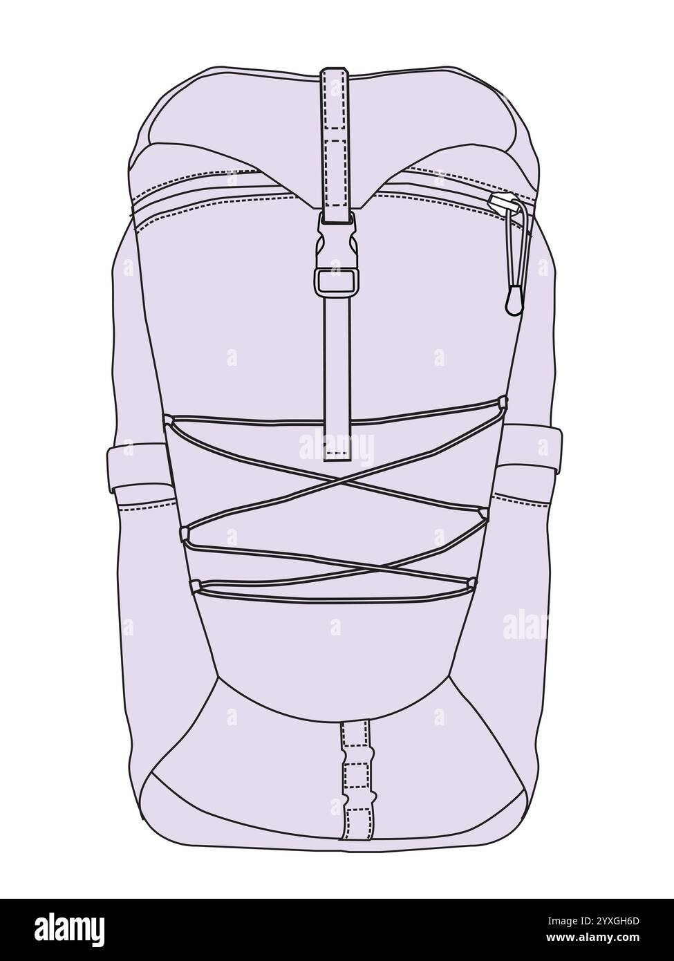 Hiking backpack vector hi-res stock photography and images - Alamy