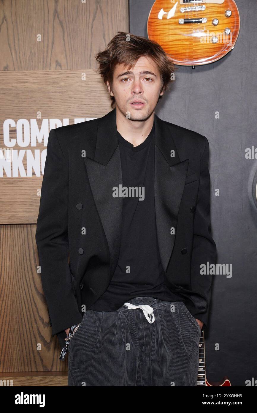 Ny. 13th Dec, 2024. Henry Eikenberry at arrivals for A COMPLETE UNKNOWN Premiere, SVA (School ...