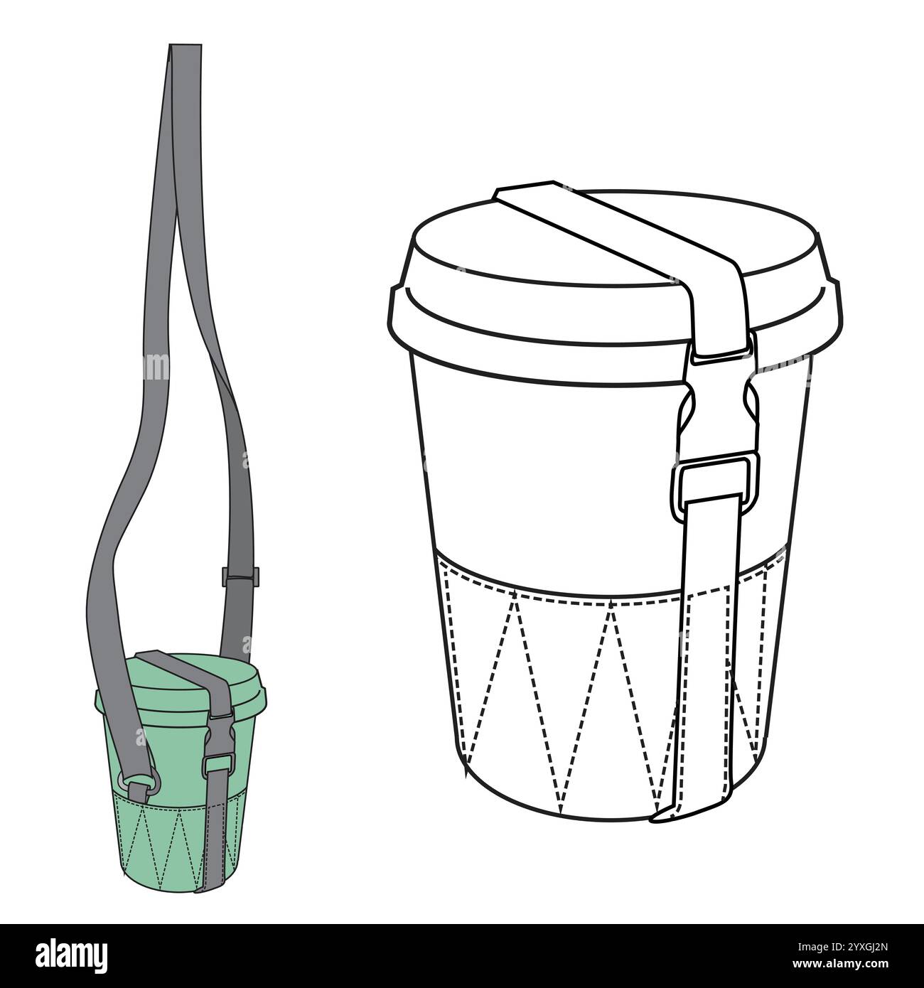 Tiffin bag Stock Vector Images - Alamy