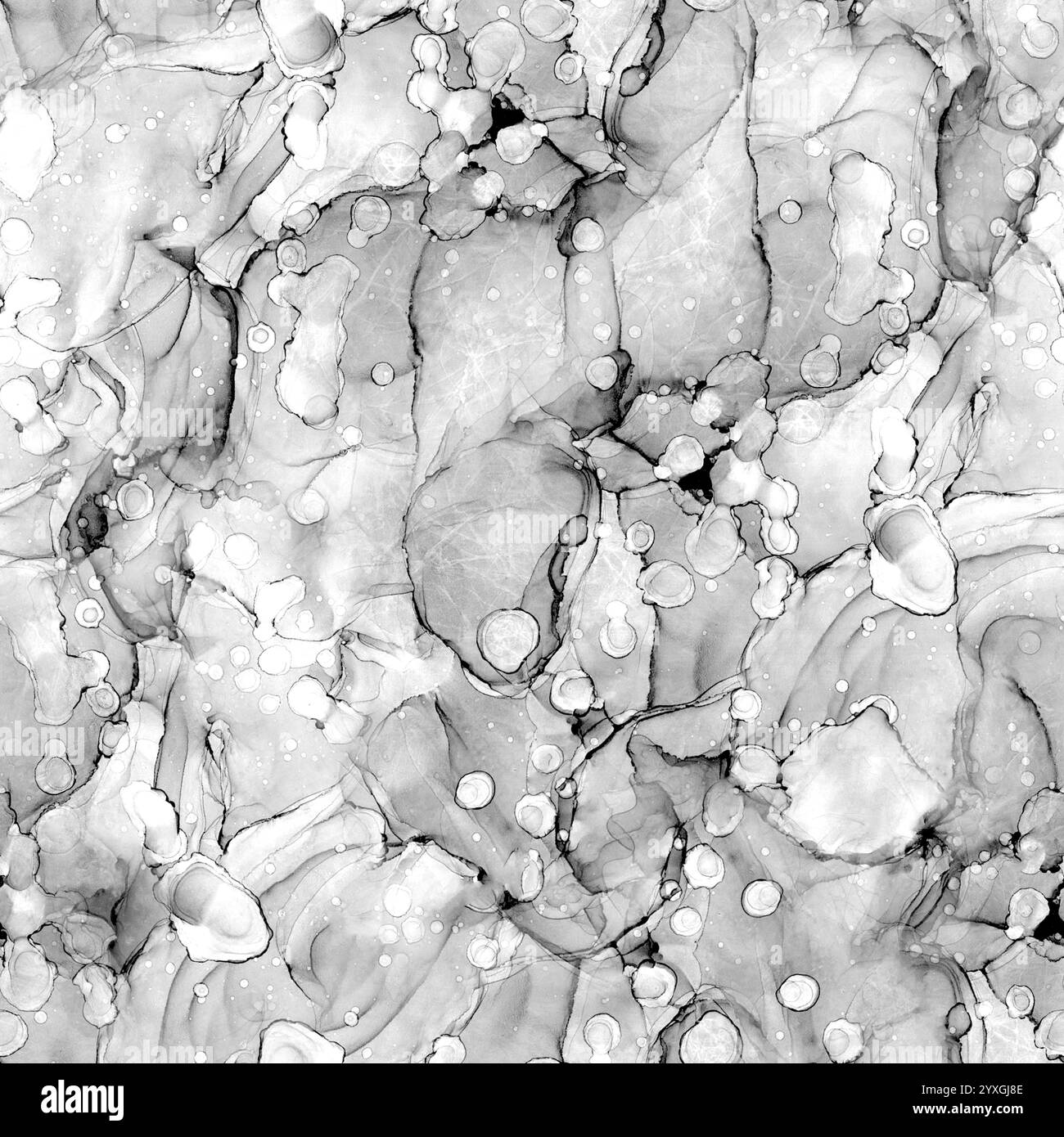 Alcohol ink abstract texture Black and White Stock Photos & Images - Alamy