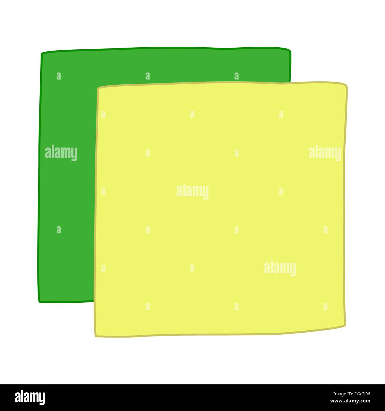 Cleaning cloth for dishwashing or dusting, vector illustration Stock ...
