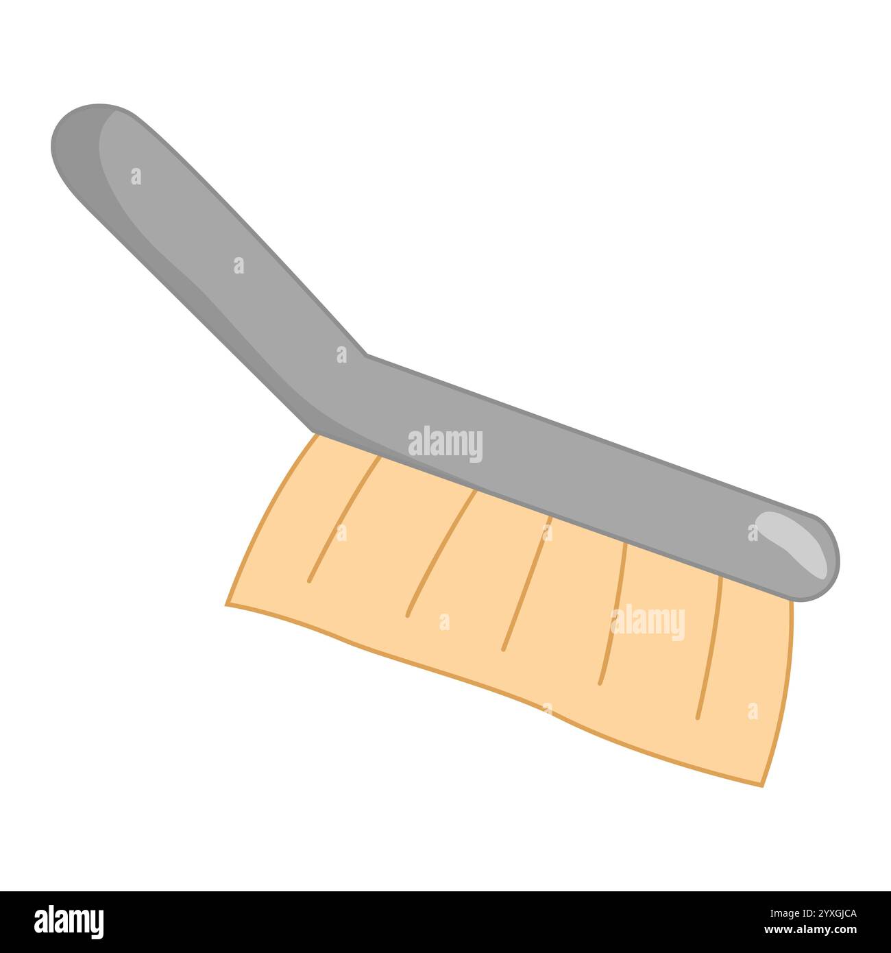 Cleaning brush with handle, vector illustration Stock Vector Image ...