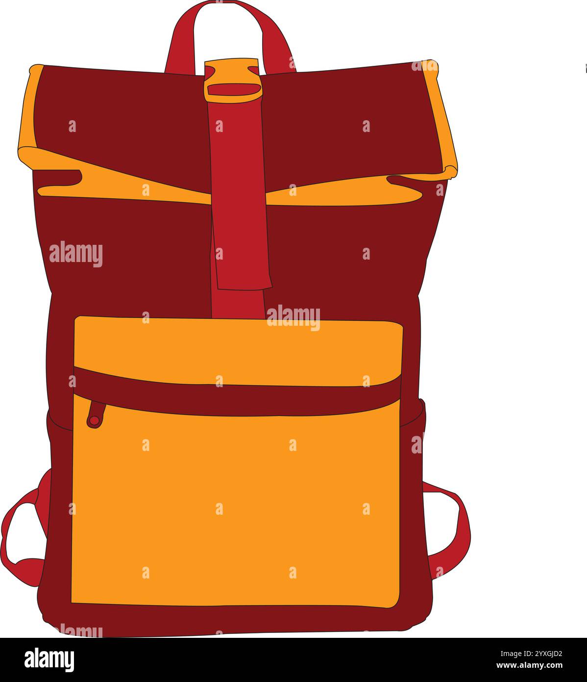 backpack school ccolorfull, cartoon backpack isolated, backpacks flat ...