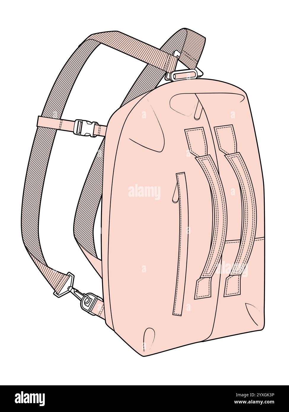 Tactical backpack Stock Vector Images - Alamy