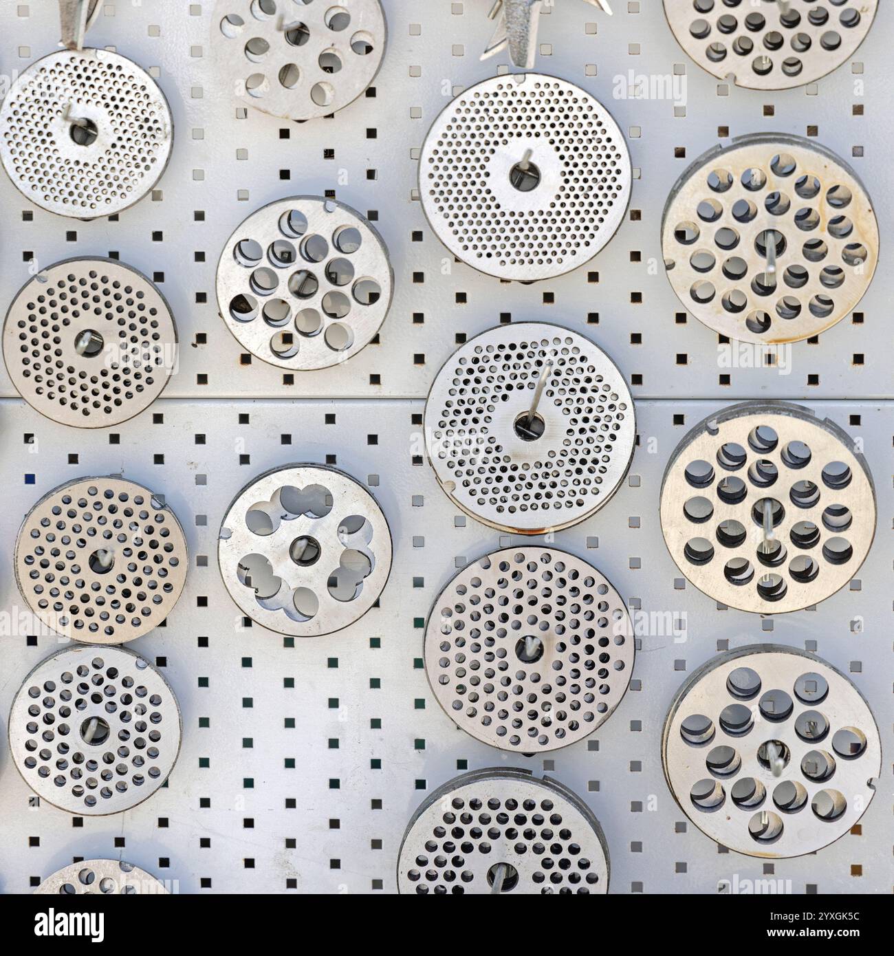 New Steel Blade Plate Disc for Meat Grinder Machine Stock Photo - Alamy