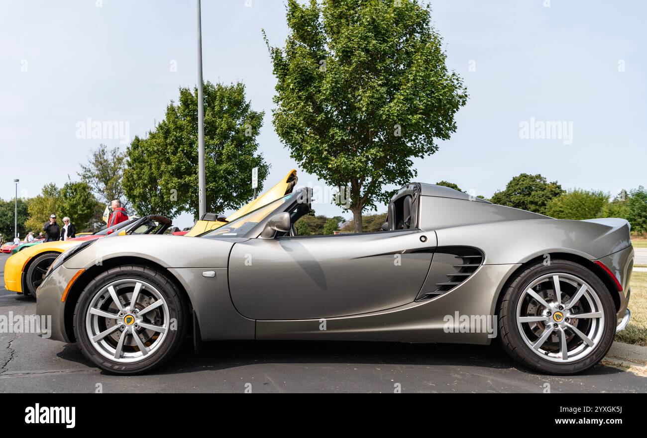 Chicago, Illinois, USA - September 08, 2024: 2005 Lotus Elise sportscar ...