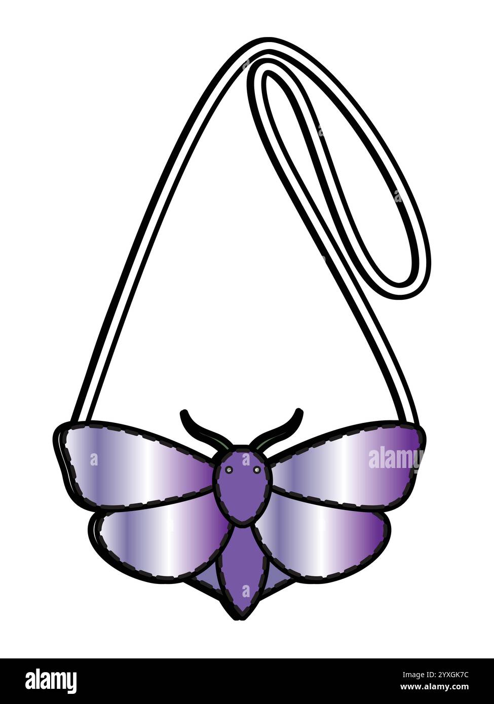 Crossbody shoulder bag drawing hi-res stock photography and images - Alamy