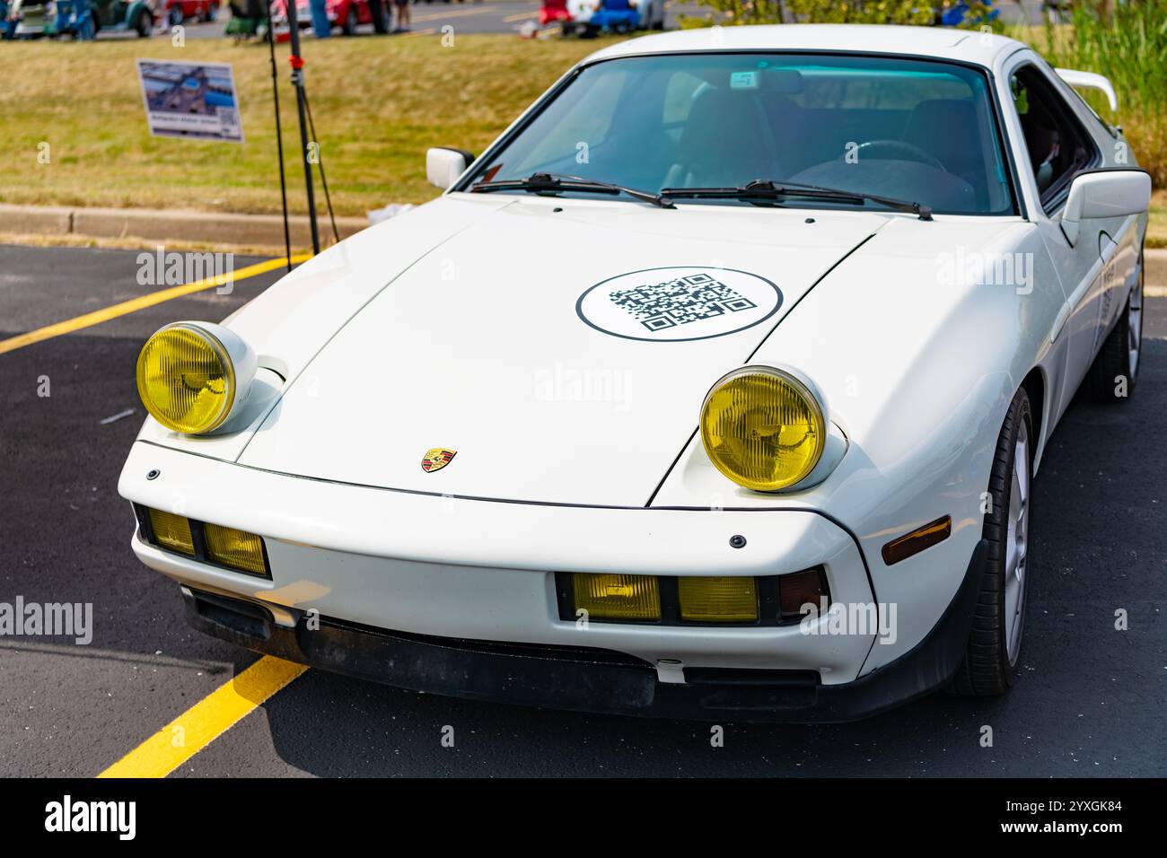 Chicago, Illinois, USA - September 08, 2024: Porsche 928 sportscar ...