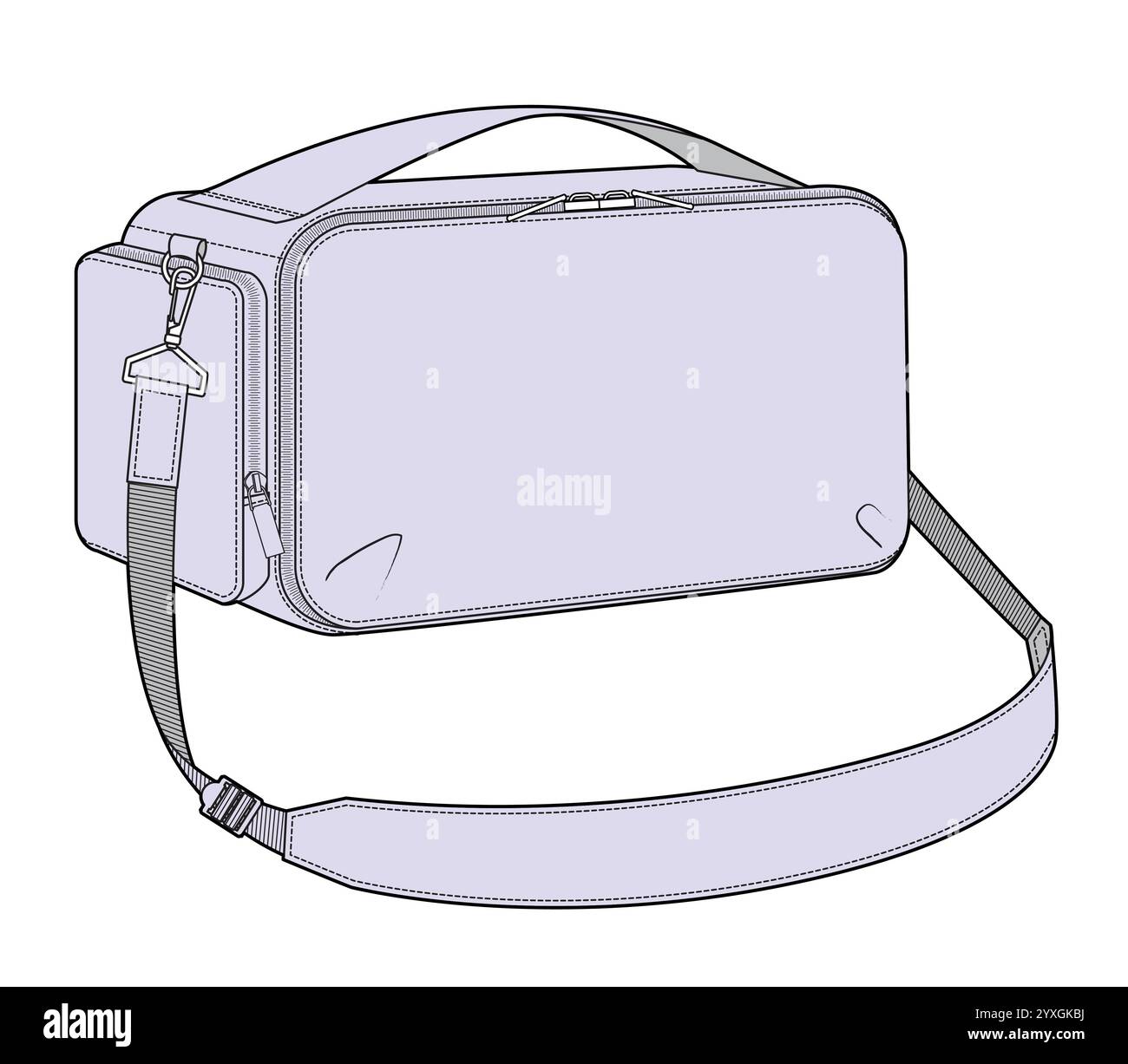 Canvas camera bag Stock Vector Images - Alamy