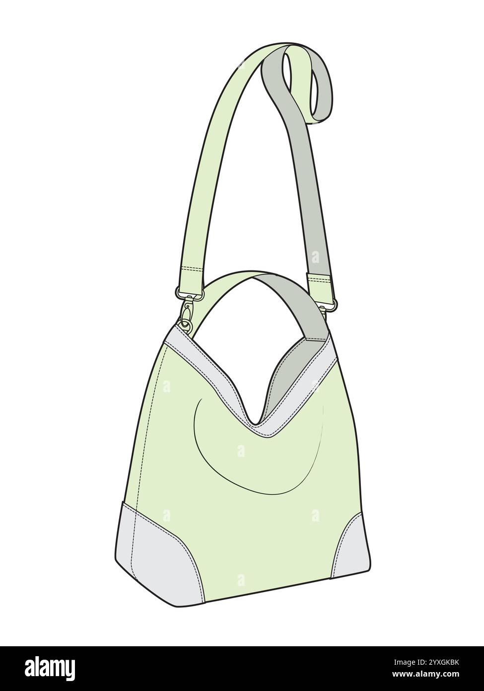 Work bags flat sketch hi-res stock photography and images - Alamy