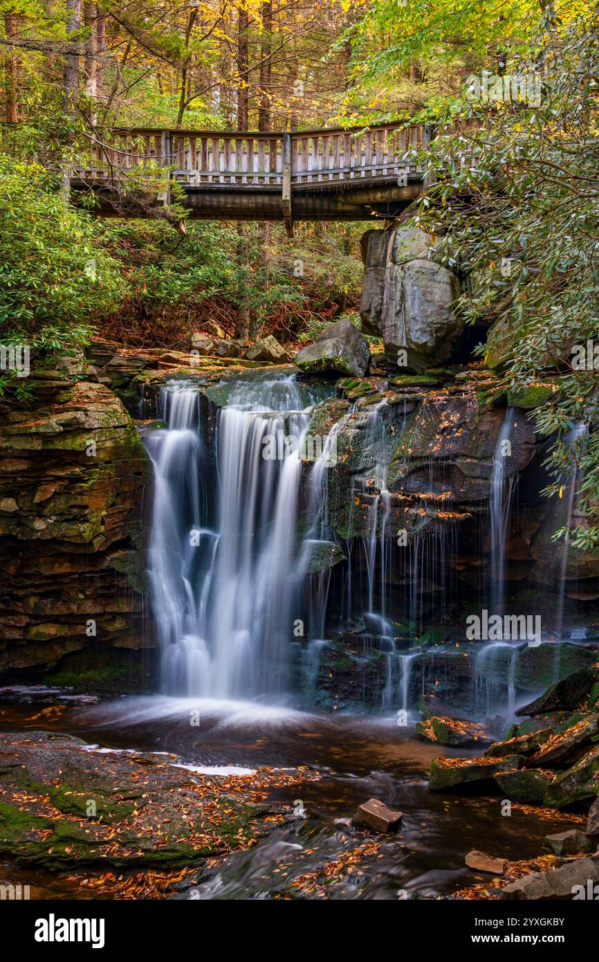 Elakala Falls, Blackwater Falls State Park, West Virginia Stock Photo ...