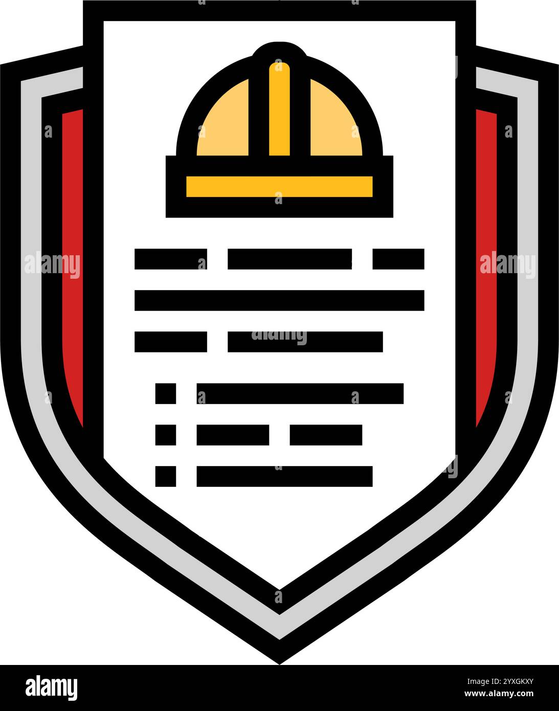 safety audit injury prevention color icon vector illustration Stock ...