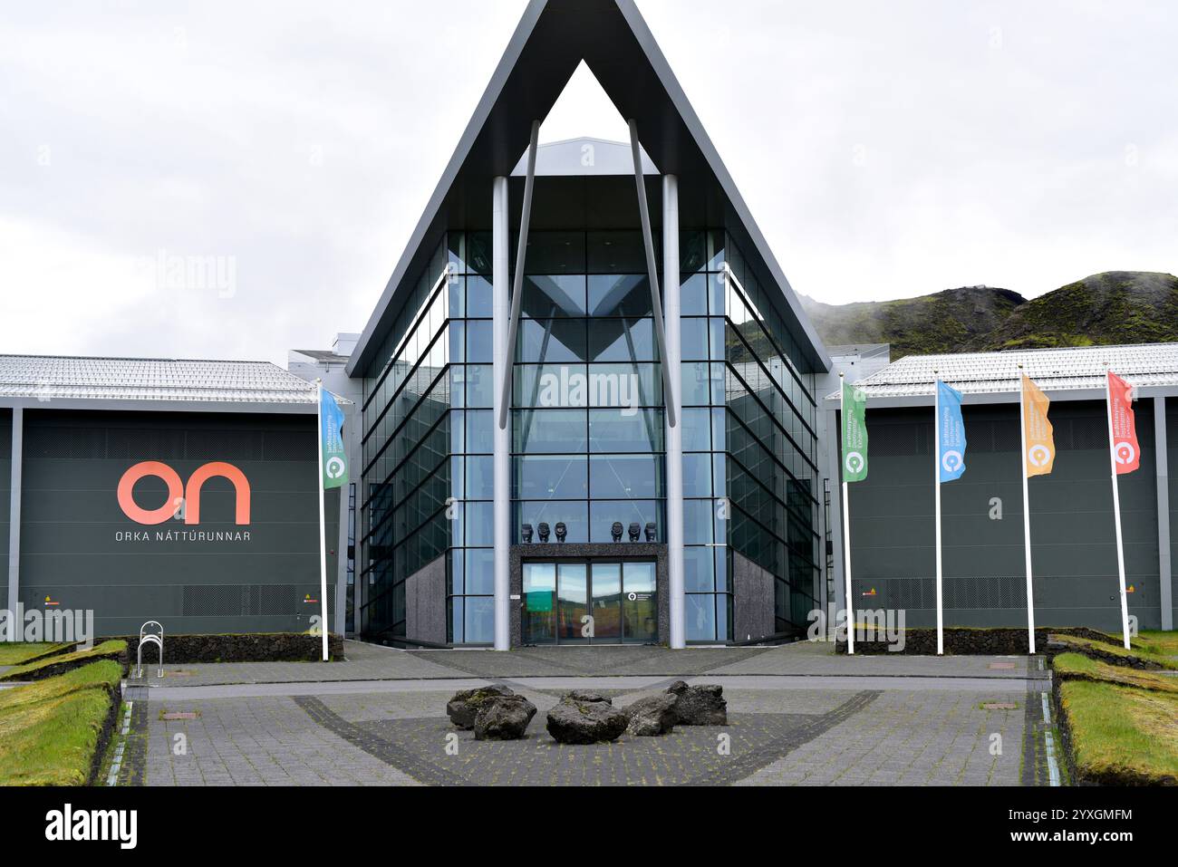 Hellisheidi Geothermal Power Plant, near Hengill volcano. Iceland Stock ...
