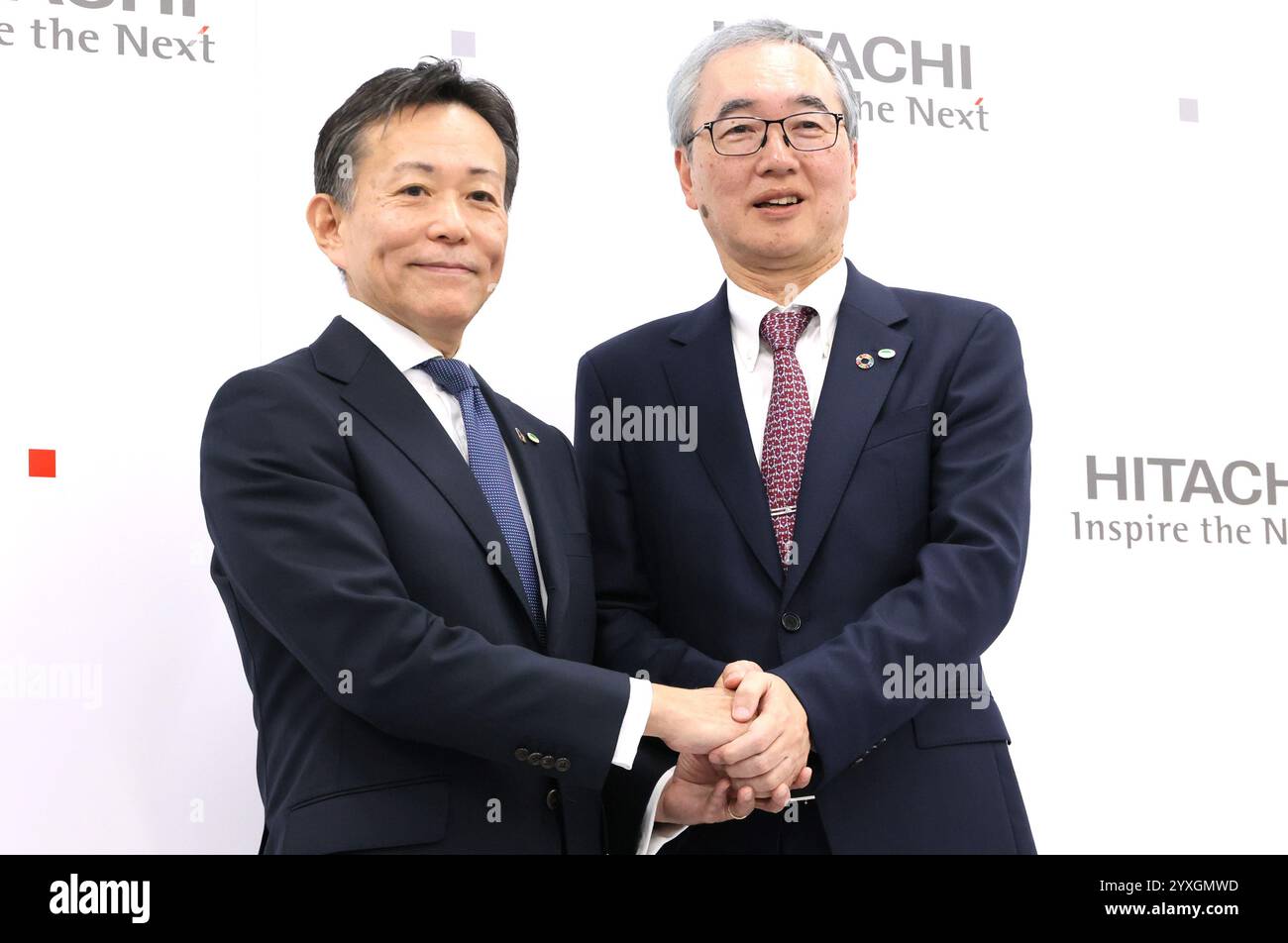 Tokyo, Japan. 16th Dec, 2024. Japan's electronics giant Hitachi ...