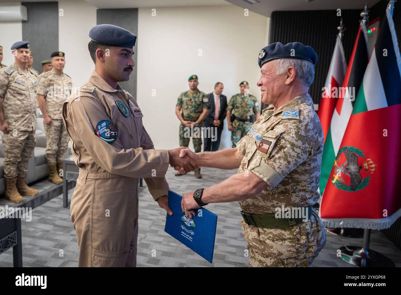 Jordanian King Abdullah II, inaugurates the Air Combat Training ...