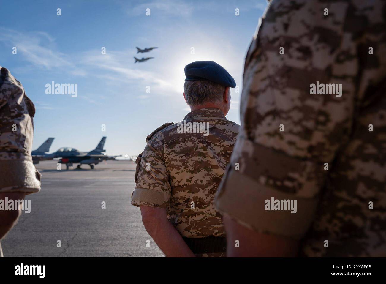 Jordanian King Abdullah II, inaugurates the Air Combat Training ...