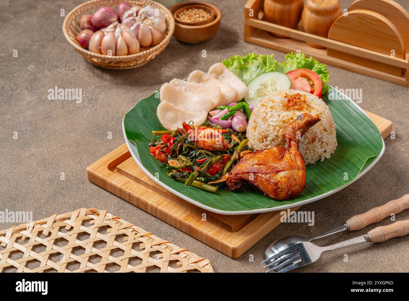 Simangunsong rice (Indonesia : Nasi Simangunsong) comes from the Toba ...