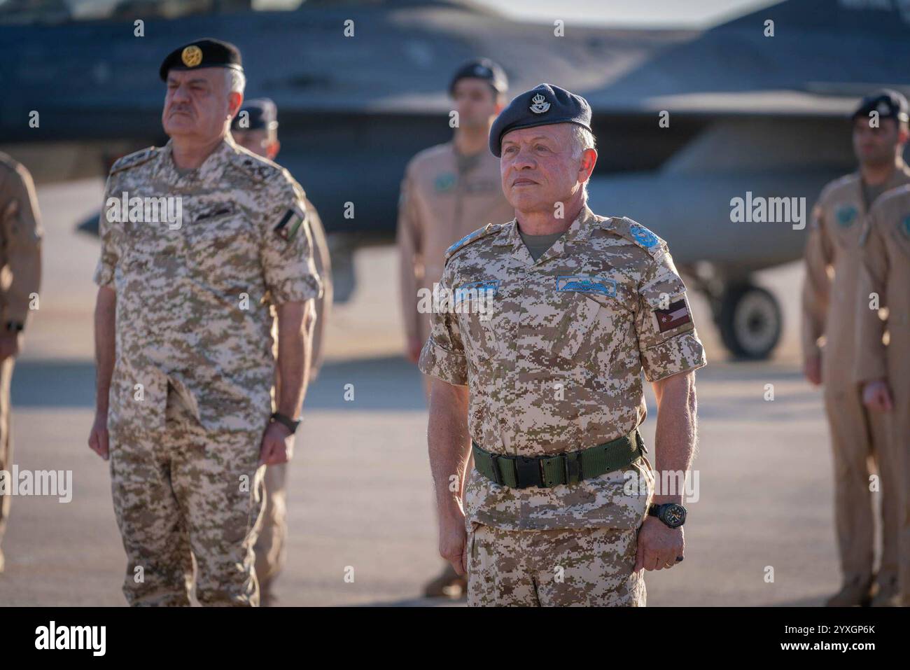 Jordanian King Abdullah II, inaugurates the Air Combat Training ...