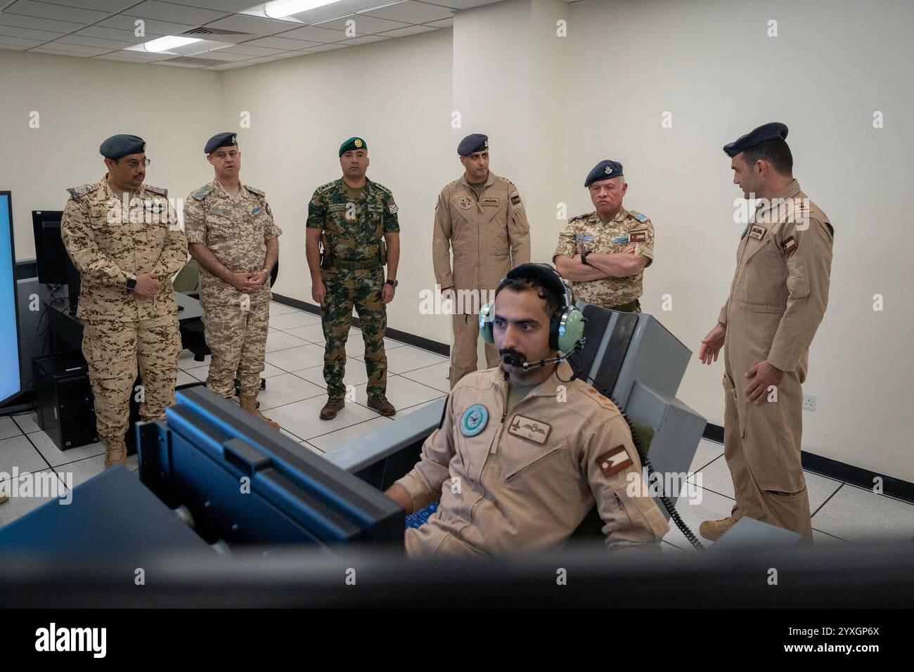 Jordanian King Abdullah II, inaugurates the Air Combat Training ...