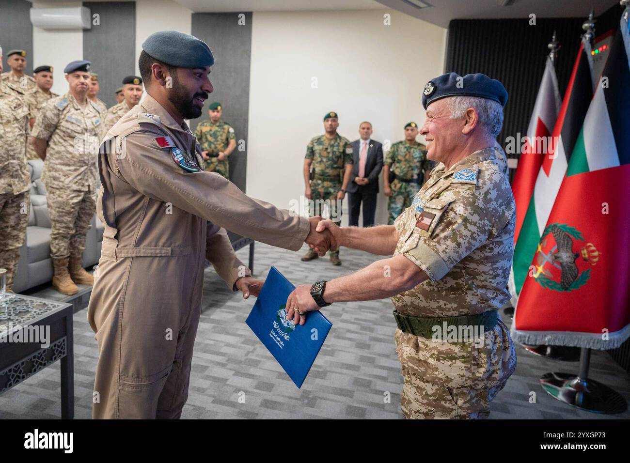 Jordanian King Abdullah II, inaugurates the Air Combat Training ...